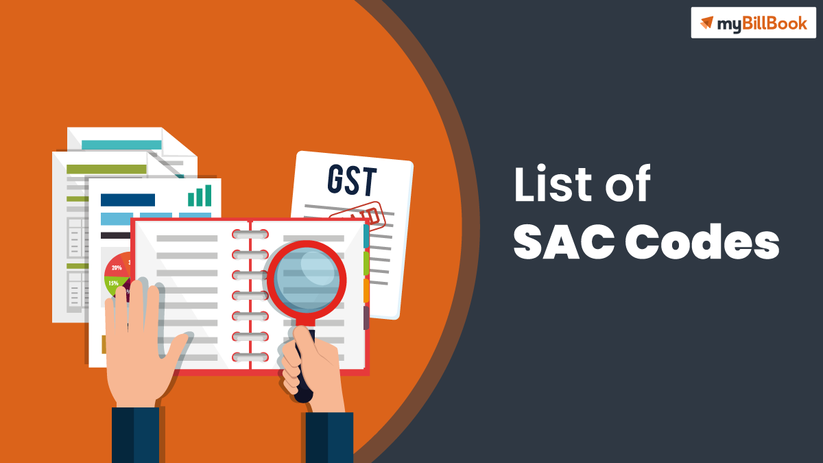 SAC Code List Under GST SAC Code Finder Services Accounting Code