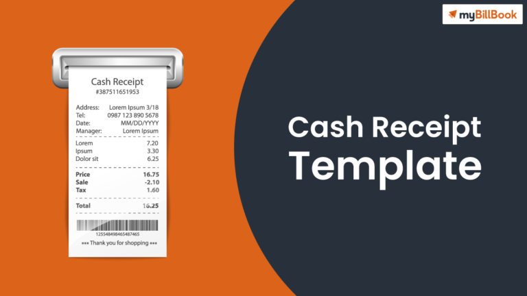 Cash Receipt Template | Free Download Cash Receipt Format