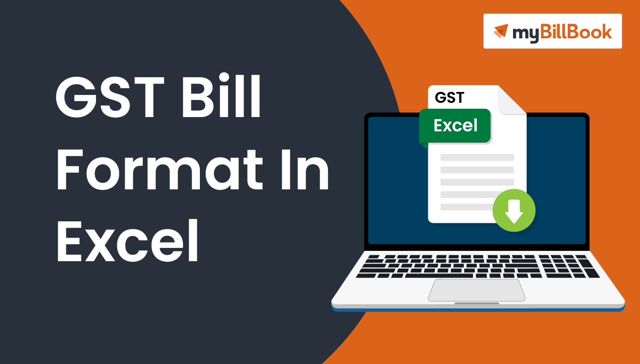 GST Invoice Bill Format In Excel Download Free GST Bill Template