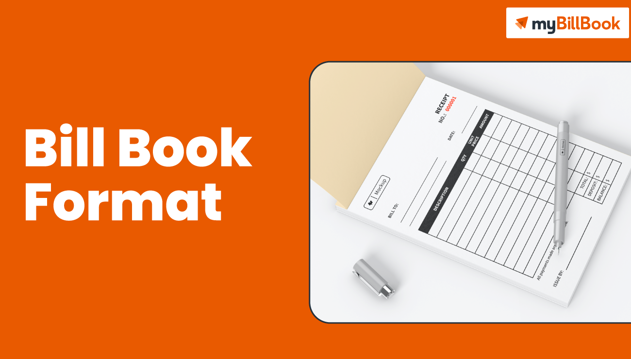 Online Bill Book Format Free Download