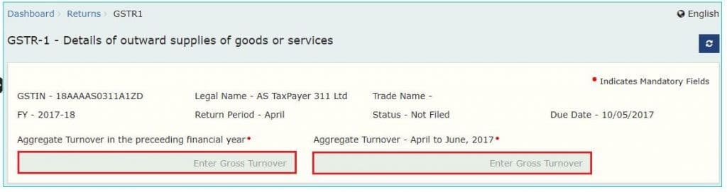 GSTR1 - How to File GSTR-1