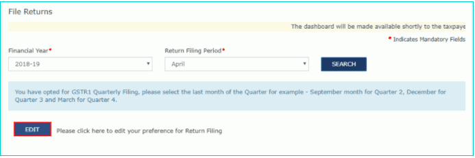 GSTR1 - How to File GSTR-1
