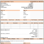 Export Invoice Format Under GST. Free Download Formats