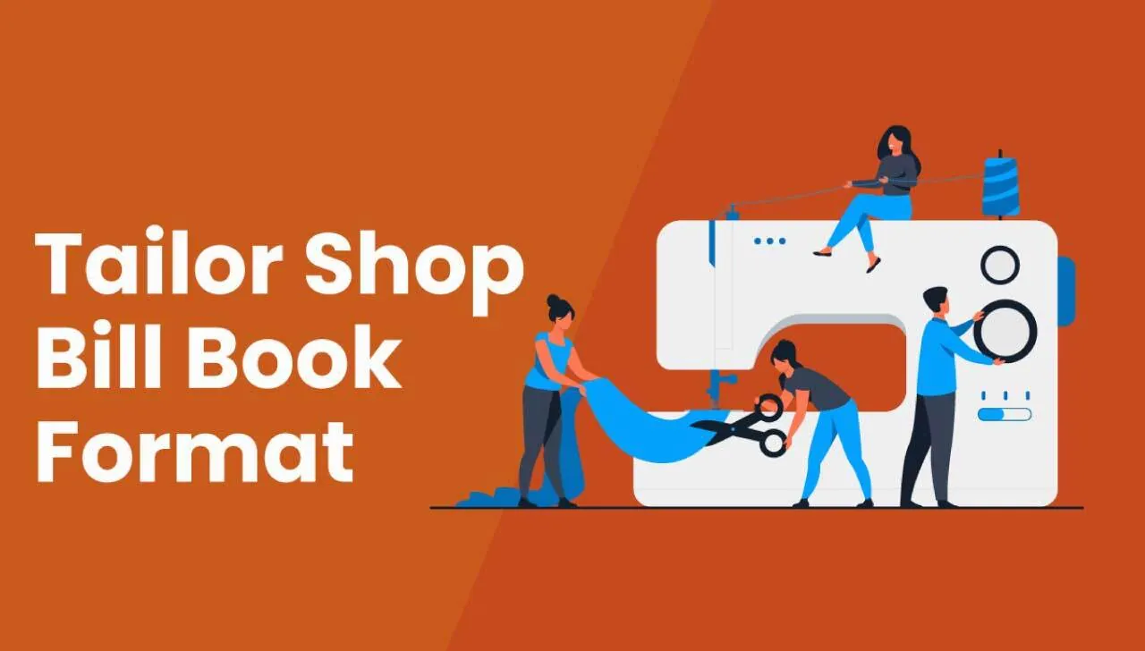 Tailor Shop Bill Book Format | myBillBook