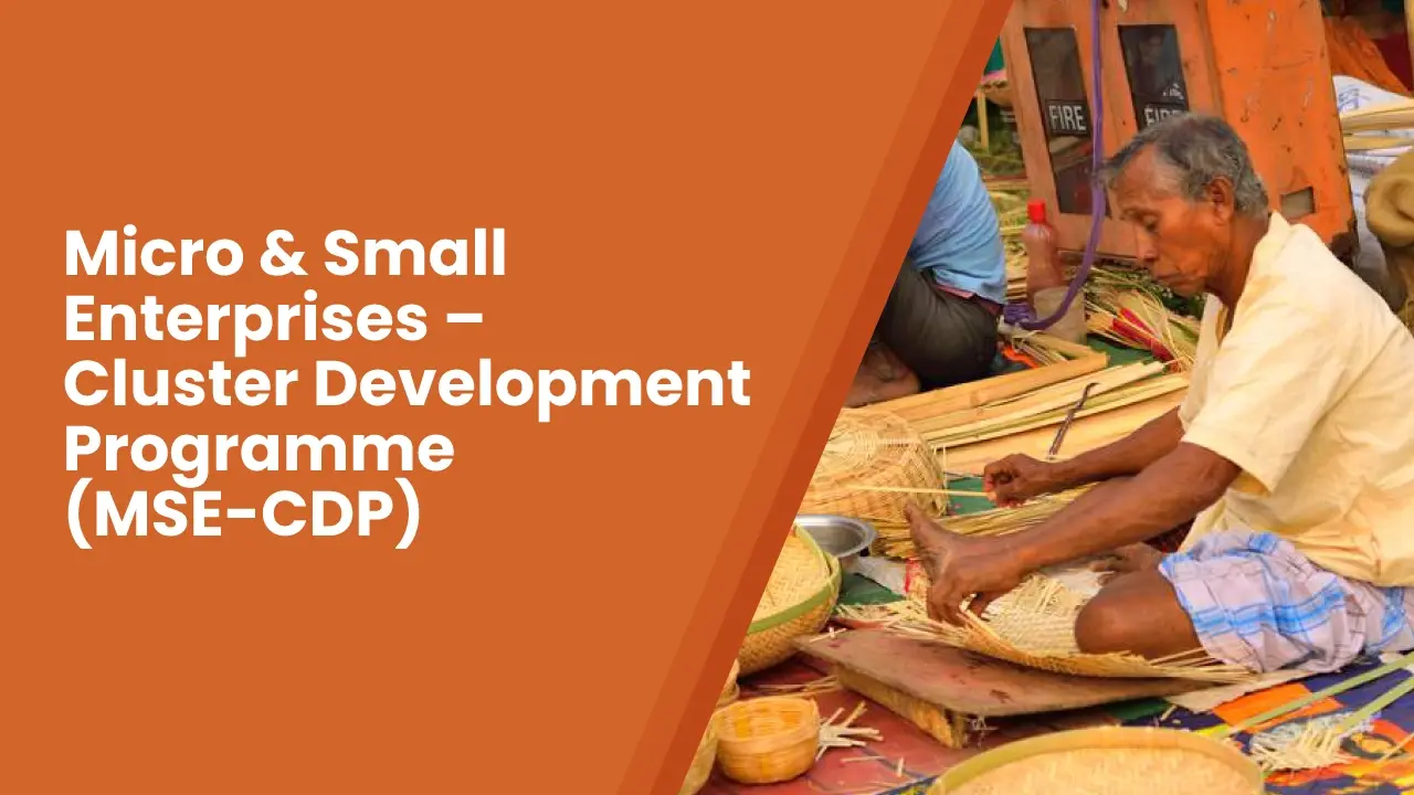 Micro & Small Enterprises – Cluster Development Programme (MSE-CDP)