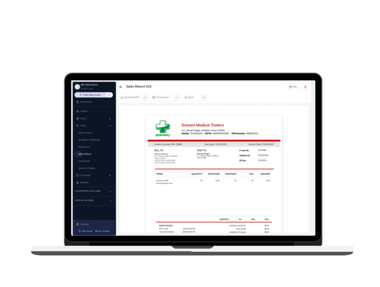 Free Billing Software For PC - myBillBook