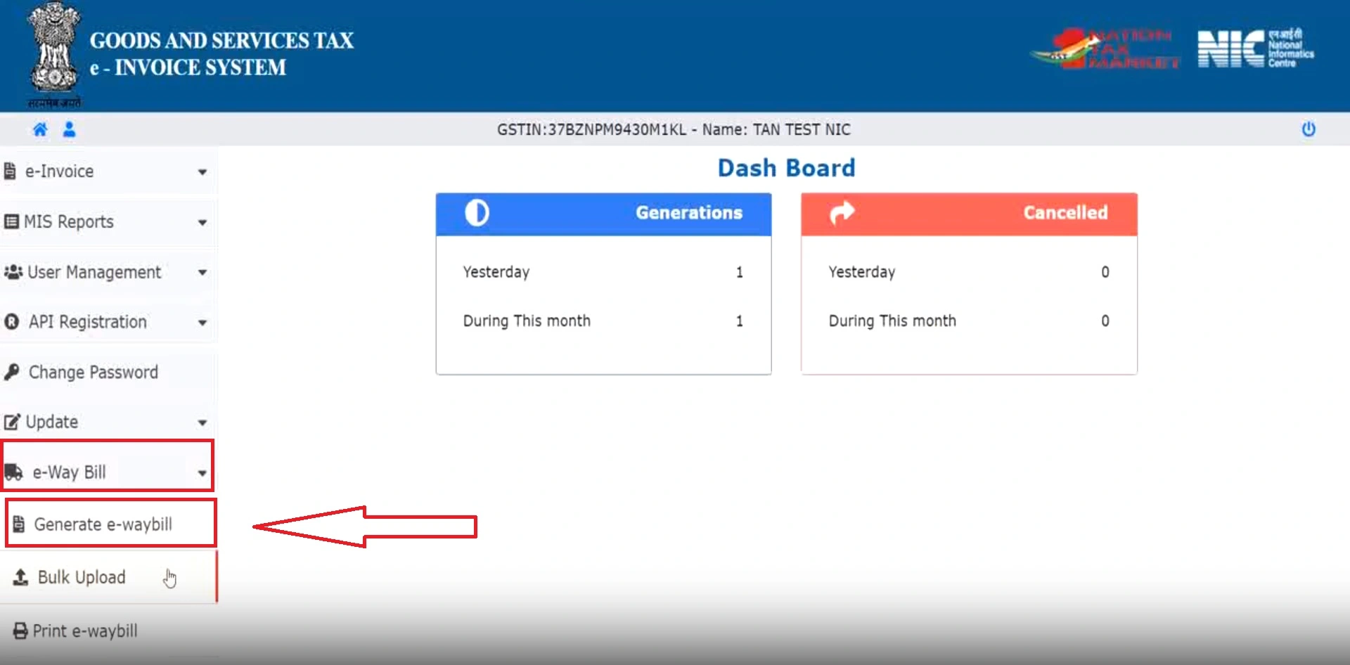 e-Way Bill Registration Process | Generate E Way Bill Online
