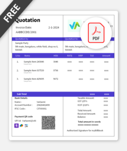 Quotation Format Templates in Word, Excel & PDF | Free Download
