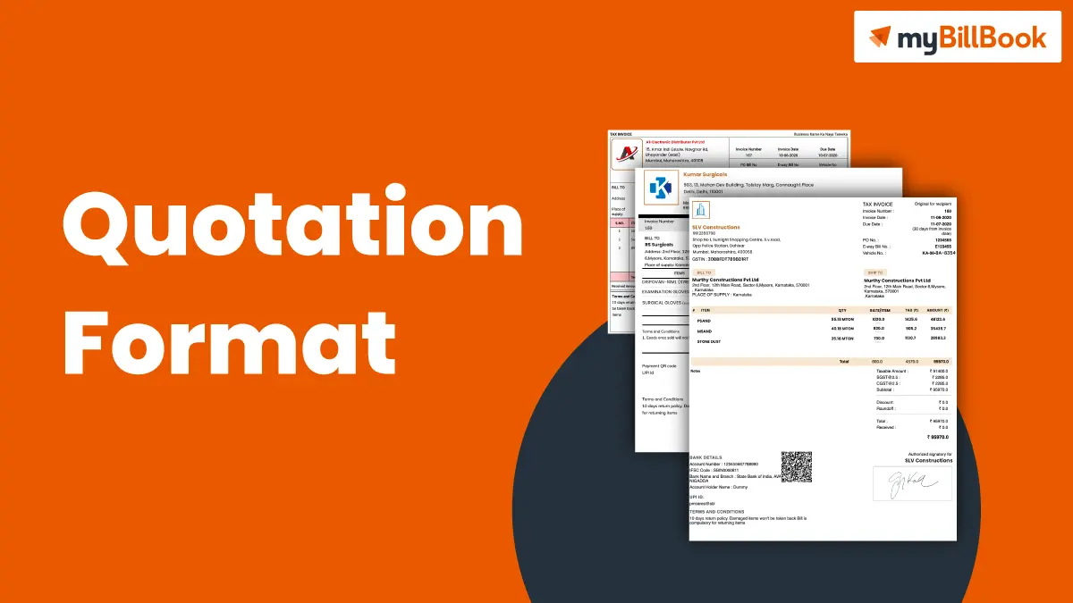 Quotation Format Templates in Word, Excel & PDF | Free Download