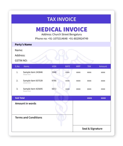 Download Free Medical Bill Format (Word, Excel, PDF)