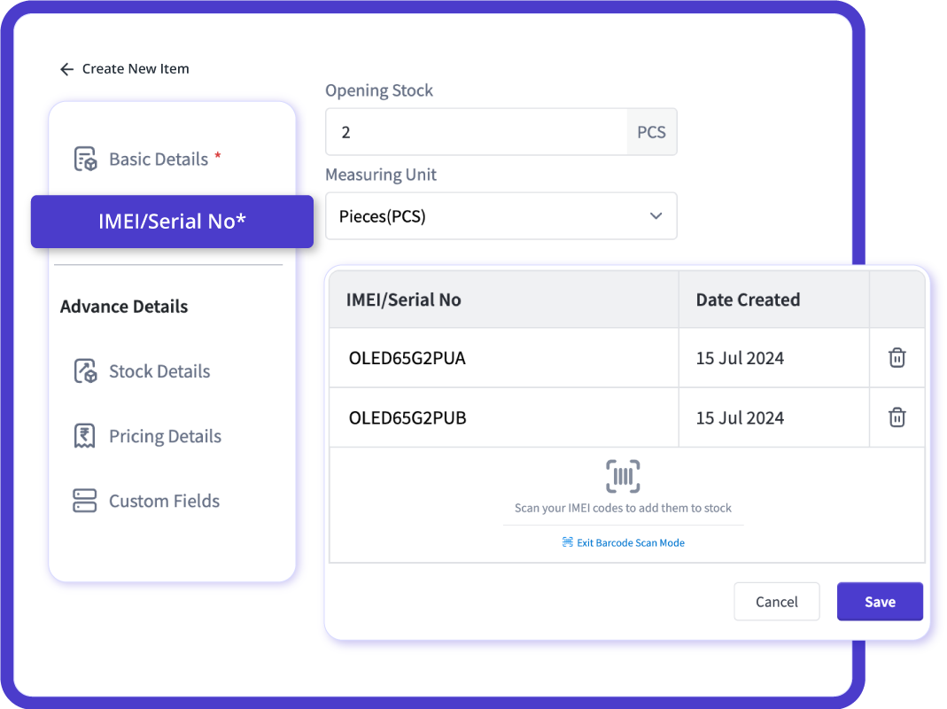 Billing Software for Electronics Shops | Free Download