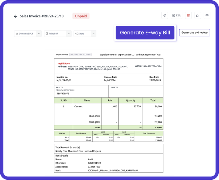 e-Invoice Software to Generate e-Invoices Instantly | Free Download