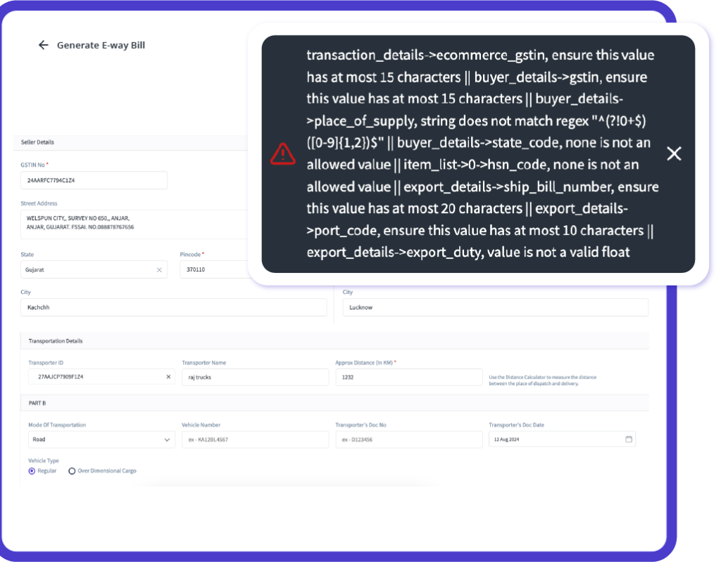 e-Way Bill Format | Excel & PDF eWay Bill Formats