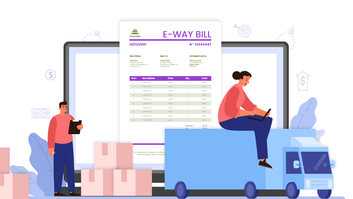 e-Way Bill Format | Excel & PDF eWay Bill Formats