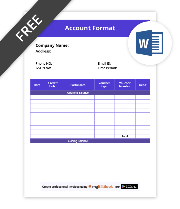 Account Formats - Structure & Key Elements