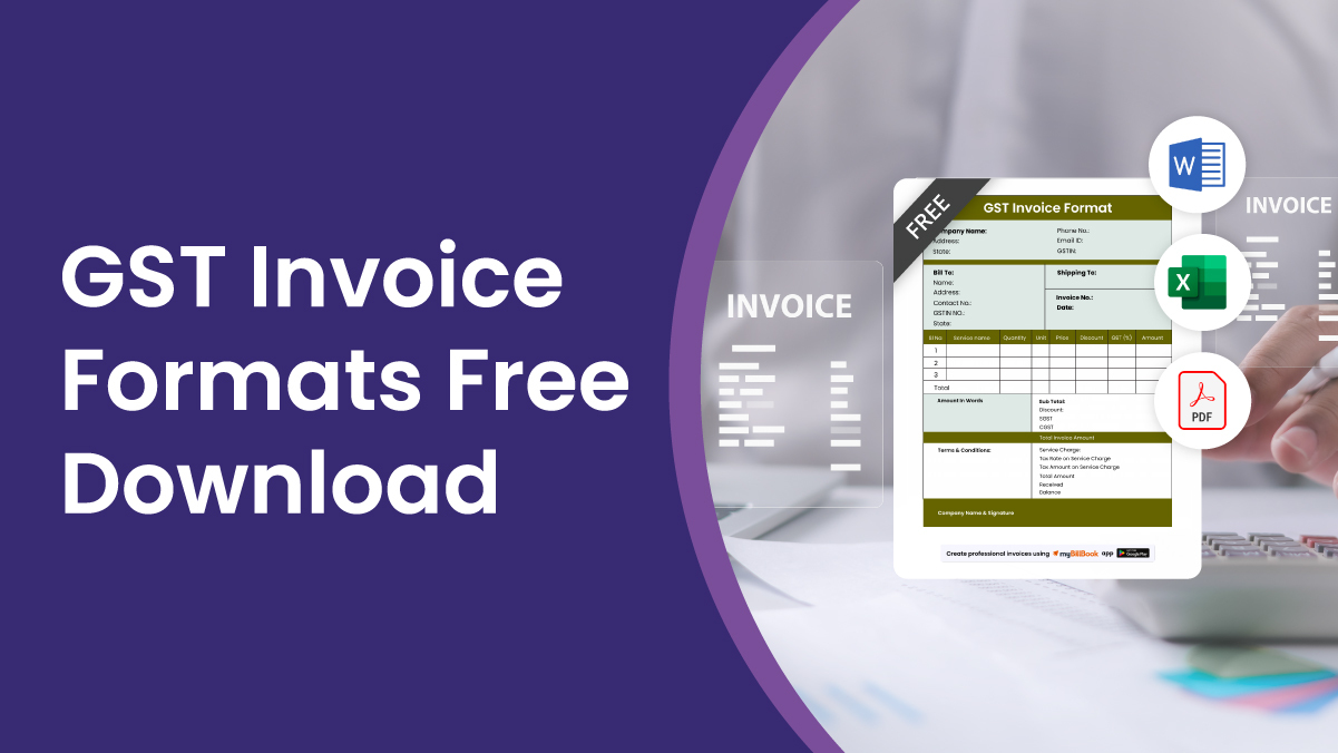 GST Invoice Format - Download Free Templates