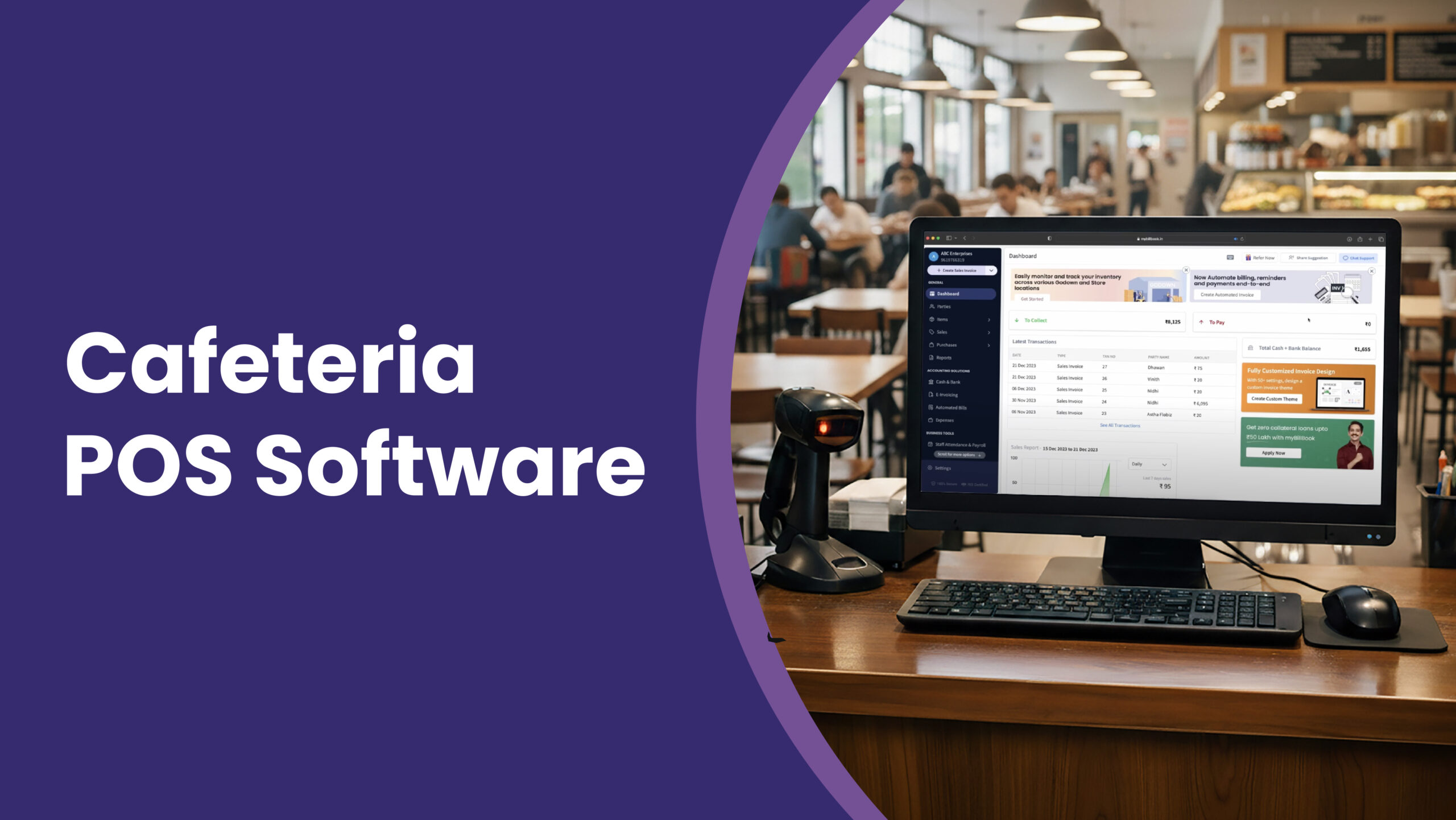 Cafeteria POS Software | Fast & Simple Billing