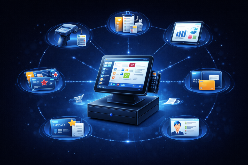 Supermarket POS System | Barcode Billing & Reports