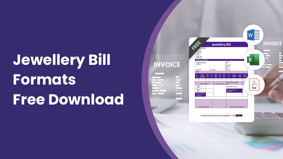 Jewellery Bill Format – Download Word, Excel & PDF